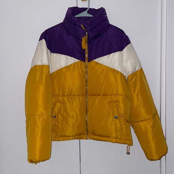 Love Tree | Jackets & Coats | Ragstock Colorful Puffer Coat | Poshmark